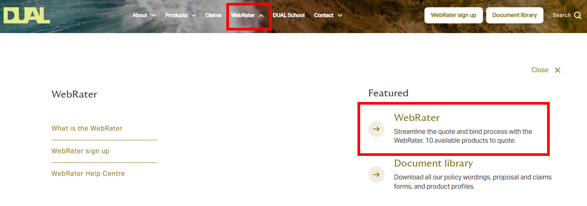 How do I access WebRater 2.0?